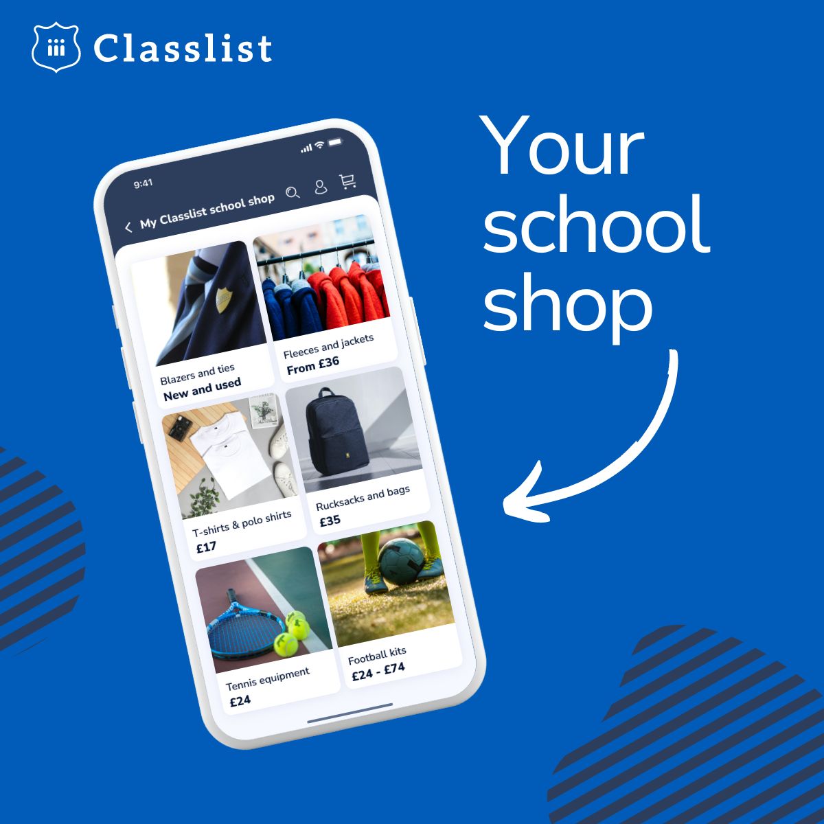 Classlist school uniform shop